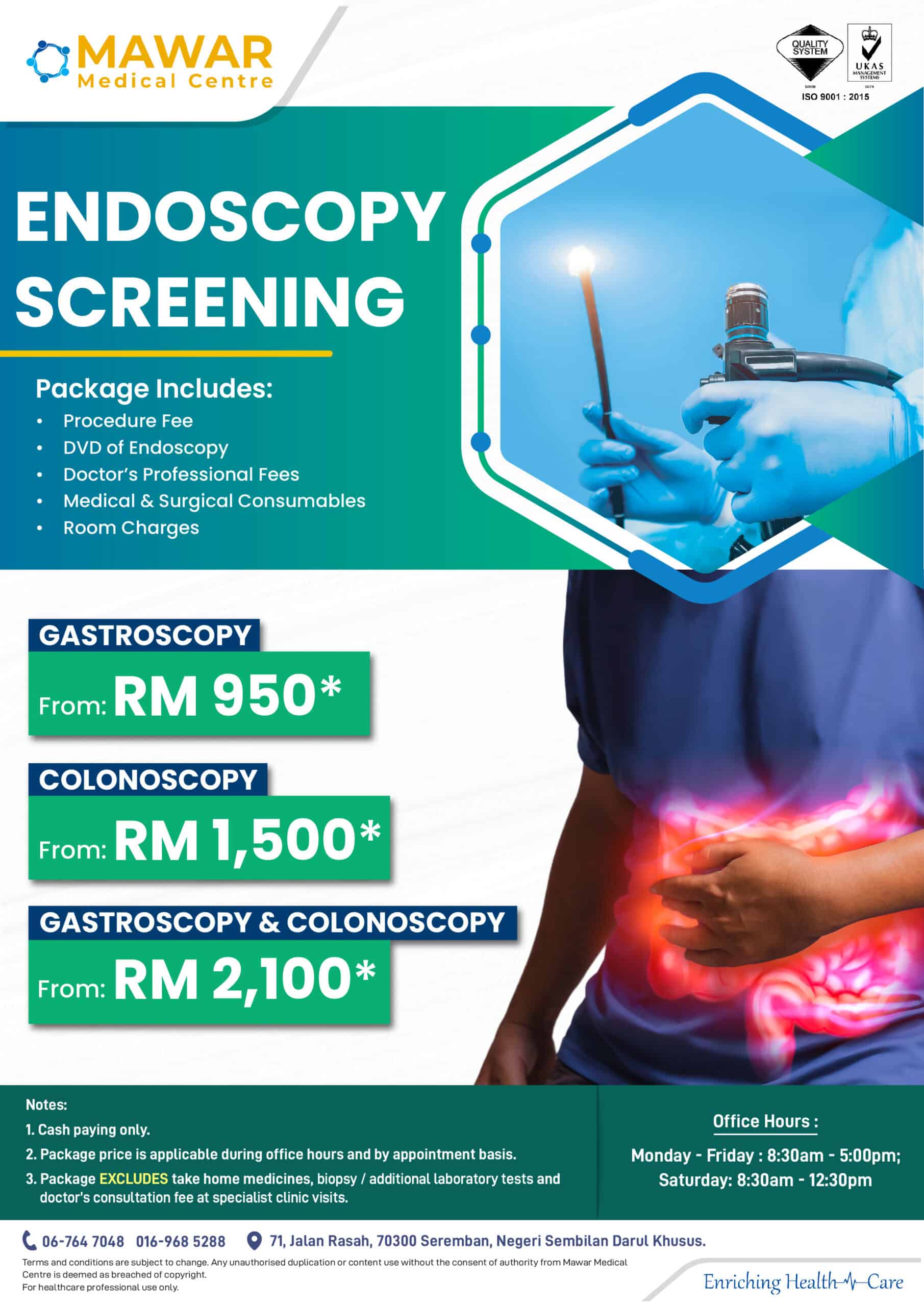 Endoscopy Screening - Mawar Medical Centre